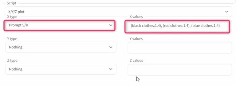 【初心者向け】xyz plotの使い方。パラメータ研究に必須！ | BLOG CAKE