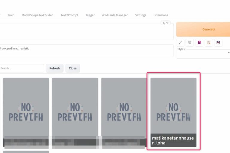 【初心者向け】LyCORISファイルの使い方（WebUI）