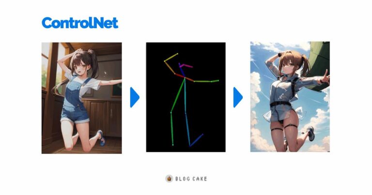 【初心者向け】ControlNetでポーズを真似する方法。