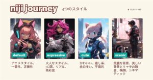 【AIイラスト】ミッドジャーニー・にじジャーニーのガイドブック